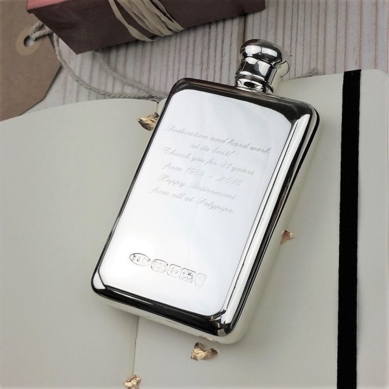 Silver Hip Flasks | Hallmarked Sterling Silver | FlaskStore